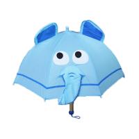 China 15 Inch Kids Cartoon Umbrella with Animal Ears and Transparent Window Pongee Fabric for sale