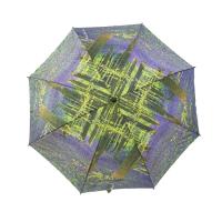 China Custom Logo 27 Inch Auto Open Golf Umbrella Metal Fiberglass Frame 190T Pongee for sale