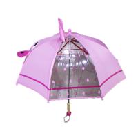 China Kids Cartoon Owl Umbrella 19 Inch Compact Transparent View Customizable Logo Design for sale