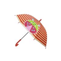 China Customized Cartoon Design Kids Compact Umbrella POE Fabric Insect Printing for sale
