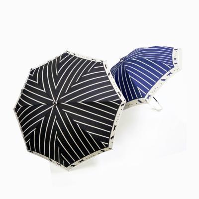 China Kids Compact Umbrella 90cm Chrome Plated Steel Shaft Pongee Fabric UV Protection for sale