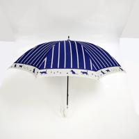 China Kids Compact Umbrella 90cm Chrome Plated Steel Shaft Pongee Fabric UV Protection for sale