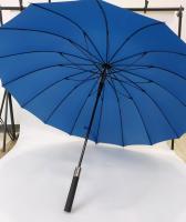China 29 Inch Compact Golf Umbrella 190T Pongee Fabric Fiberglass Frame 16 Ribs Custom Logo for sale
