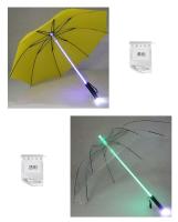 China The popular Instagram transparent shaft LED illuminated creative umbrella for sale
