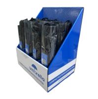 China Pongee Foldable Umbrella 25cm Length 94cm Diameter 8 Ribs Display Box for sale