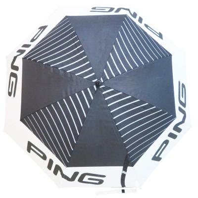 China Custom Logo 32 Inch Auto Open Golf Umbrella Metal Fiberglass Frame Promotional for sale