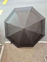 China 21-Inch 8-Rib Reverse Umbrella UPF 50+ UV Protection Manual Folding Black for sale