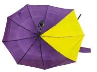 China 23 Inch 9 Rib Irregular Backpack Umbrella Metal Frame Pongee Fabric Windproof Protection for sale