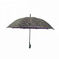 China Auto Open Stick Umbrella 23 Inch 8 Ribs Fiberglass Frame Custom Logo for sale