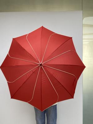 China 23 Inch Straight Petal Shaped Umbrella Full Fiberglass Frame UPF 50 for sale