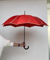 China 23 Inch Straight Petal Shaped Umbrella Full Fiberglass Frame UPF 50 for sale