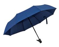 China 21 Inch 8 Ribs Auto Open Close Travel Umbrella 103cm Weatherproof Pongee Fiberglass for sale