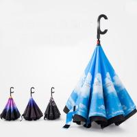 China Customized 23 Inch Reverse Inverted Umbrella Fiberglass Ribs Reversible Design for Archery Tag for sale