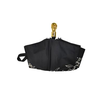 China Foldable Umbrella 8 Ribs 27cm Closed Length Auto Open Close Compact Travel Umbrella for sale