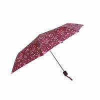 China UP3001 Foldable Umbrella Auto Open Close 27cm Compact Waterproof with Carrying Case for sale
