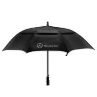 China 32 Inch Promotional Golf Umbrella Auto Open Metal Fiberglass Frame Custom Logo Corporate Branded for sale