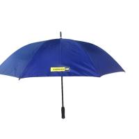 China 190T Pongee Fabric Custom Logo Golf Umbrella 32 Inch Windproof Durable Auto Open for Corporate Events for sale