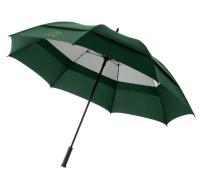 China Custom Logo 32 Inch Golf Umbrella Metal Fiberglass Ribs Windproof EVA Handle Promotional for sale
