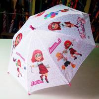 China Kids Compact Umbrella 19 Inch Open Diameter Less Than 90 cm Plastic Handle Metal Frame for sale