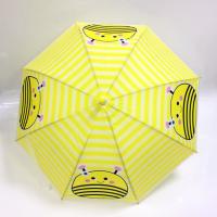 China Kids Compact Umbrella 19 inch Pongee Fabric Lightweight Durable Customizable Cartoon Design for sale