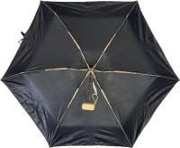 China LX2605 6-Rib Windproof 5-Fold Manual Umbrella Black Coated Canopy Custom Printing Business Gift for sale