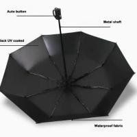 China Windproof UPF50+ Waterproof Foldable Umbrella 8 Ribs Fully Automatic for Commute Travel for sale