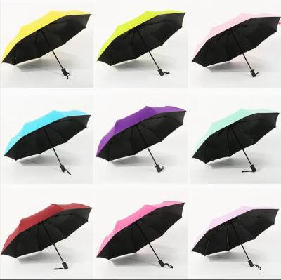 China Windproof UPF50+ Waterproof Foldable Umbrella 8 Ribs Fully Automatic for Commute Travel for sale