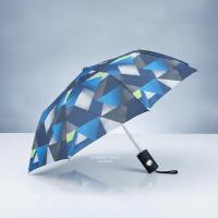 China Custom Print Mini Pocket Aluminum Bone 4 Fold 8K Umbrella Auto Open Close Non Slip Grip for sale