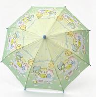 China Cute Cartoon Kids Straight Umbrella Safe Round Tips Waterproof Children Rain Parasol for Boys Girls Outdoor Use for sale