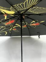 China Windproof UV Protection Bird Floral Print 23 Inch 8 Ribs 3 Fold Umbrella for Ladies Daily Commute for sale