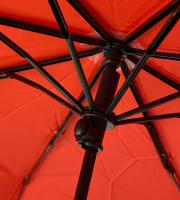 China Custom Printed Red Foldable Umbrella 8 Ribs Waterproof Sun Protection Business Commute Gift Umbrella for sale