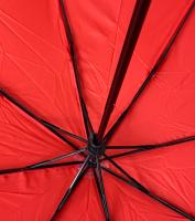 China Custom Printed Red Foldable Umbrella 8 Ribs Waterproof Sun Protection Business Commute Gift Umbrella for sale