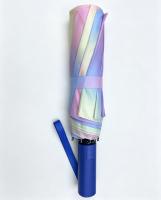 China Fully Automatic Foldable Umbrella Reinforced Anti-Inversion Ribs UPF50 UV Protection 3-Fold Travel for sale