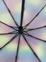 China Fully Automatic Foldable Umbrella Reinforced Anti-Inversion Ribs UPF50 UV Protection 3-Fold Travel for sale
