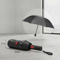 China Folded Length 11 Inches Automatic Travel Umbrella Including Open Diameter 105cm and Manual Open And Close Control Ensuring Coverage for sale