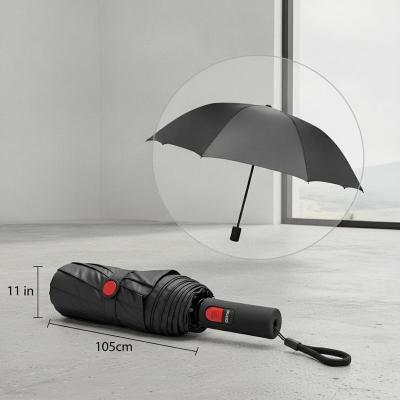 China Folded Length 11 Inches Automatic Travel Umbrella Including Open Diameter 105cm and Manual Open And Close Control Ensuring Coverage for sale