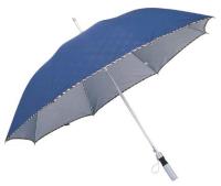 China 23 Inch Aluminum Straight Handle Umbrella with 8 Ribs and 190t UV-Coated Pongee Fabric - 104cm Open Diameter for sale
