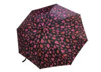 China 8K Fashion J Handle Wooden Stick Umbrella 23 Inch with Custom Logo Printing Options for sale