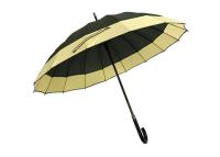 China 25 Inch Windproof Sport Auto Open Umbrella with 16 Ribs and Rubber Handle - 103-108cm Coverage for sale