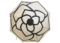 China White Compact J Stick Umbrella 23