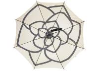 China White Compact J Stick Umbrella 23