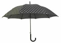 China J Hook Auto Open Stick Umbrella with Metal Shaft and Ribs - 100-103cm Diameter, 23