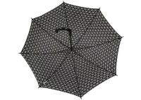 China J Hook Auto Open Stick Umbrella with Metal Shaft and Ribs - 100-103cm Diameter, 23