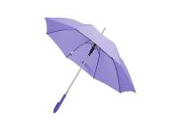 China 23 Inch Purple Aluminum Shaft Auto-Open Umbrella with J-Shape Handle - 100-103cm Diameter for sale