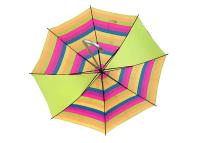 China 23 Inch Aluminum Auto Open Umbrella with Unique Groove Bone Design - J-Shape Handle, 100-103cm Diameter for sale