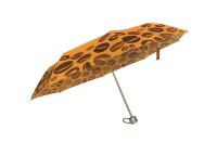 China Orange 21 Inch Lightweight Folding Aluminum Umbrella - Manual Open/Close with 95-100cm Coverage for sale