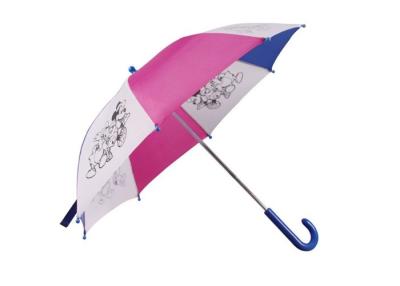 China 18-Inch Kids Compact Umbrella with 8mm Metal Frame and 73cm Coverage - Safety Open Design with Drawing Surface for sale