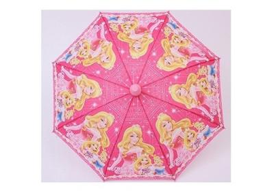 China Kids Auto Open Umbrella with 8mm Metal Shaft 70cm Length Plastic Cup Top 90cm Canopy for sale