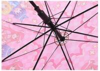 China Kids Auto Open Umbrella with 8mm Metal Shaft 70cm Length Plastic Cup Top 90cm Canopy for sale