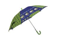 China Automatic Kids Compact Umbrella 19 Inch with Metal Frame, CMYK Full Printing and 8mm Metal Shaft for sale